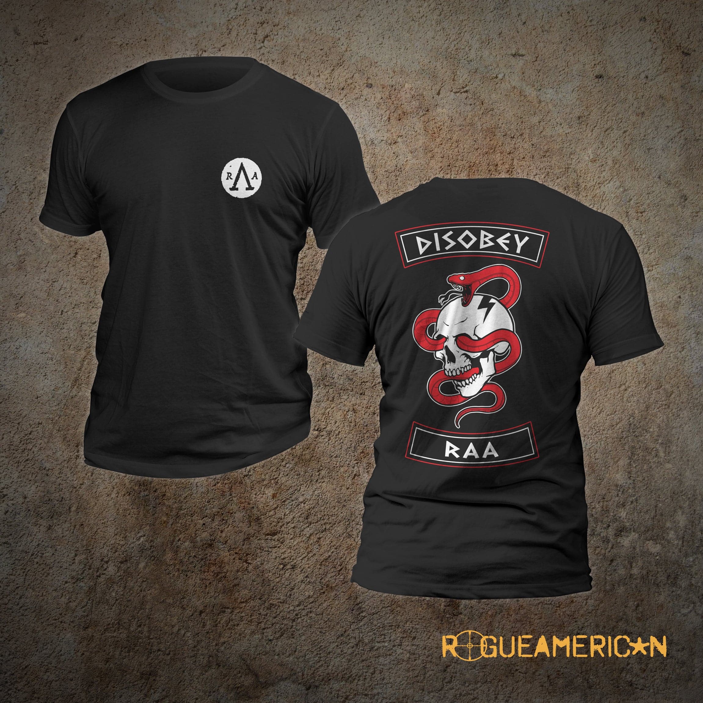 Disobey - Snake Shirt - Rogue American Apparel