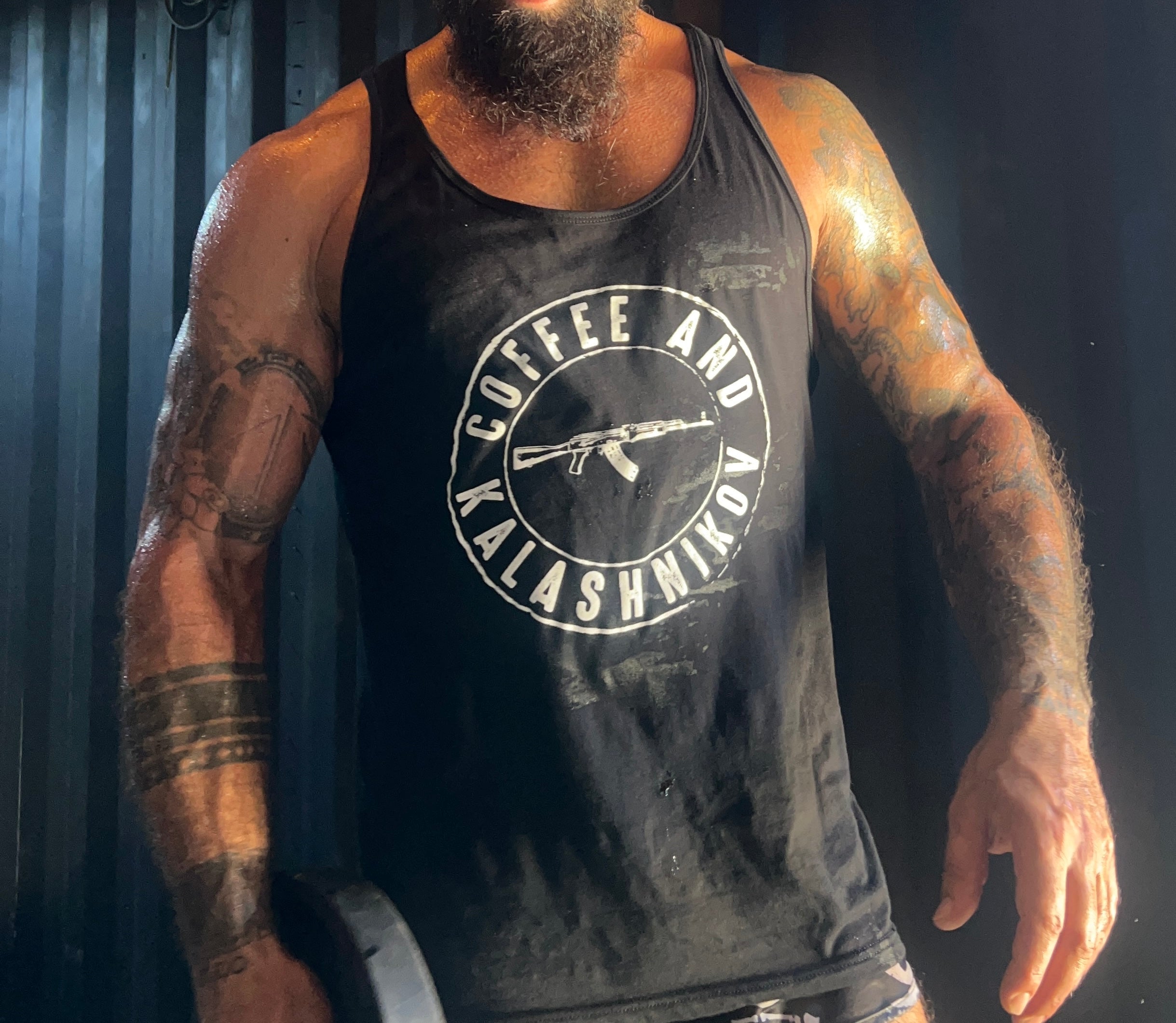 "Coffee and Klashnikov Tank: Fuel Your Fire - Rogue American...